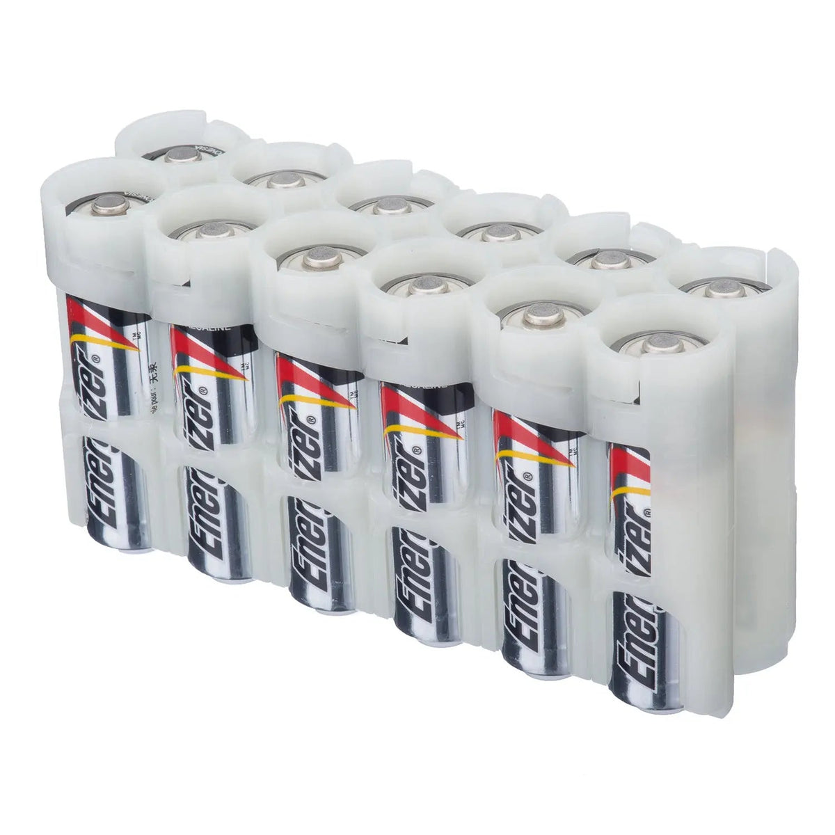 Storacell AA - 12 Pack Battery Caddy (Glow In The Dark Moonshine ...