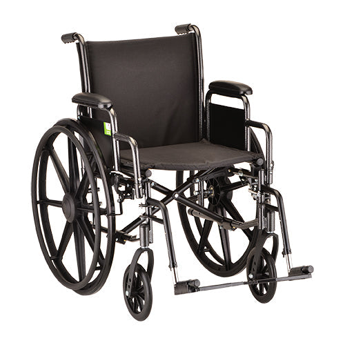 Nova 18" Steel Wheelchair Detachable Desk Arms And Footrests - 5180S ...