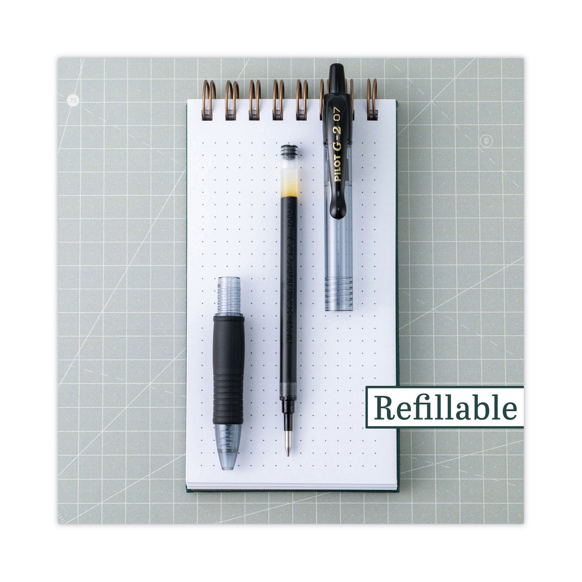 Pilot G2 Premium Gel Pen Convenience Pack, Retractable, Bold 1 mm, Bla ...