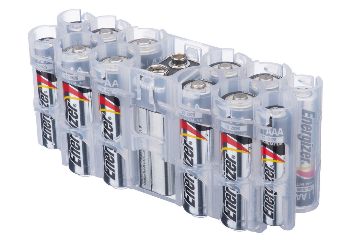 Storacell A9 Pack Battery Caddy (Clear) – Dependable Expendables