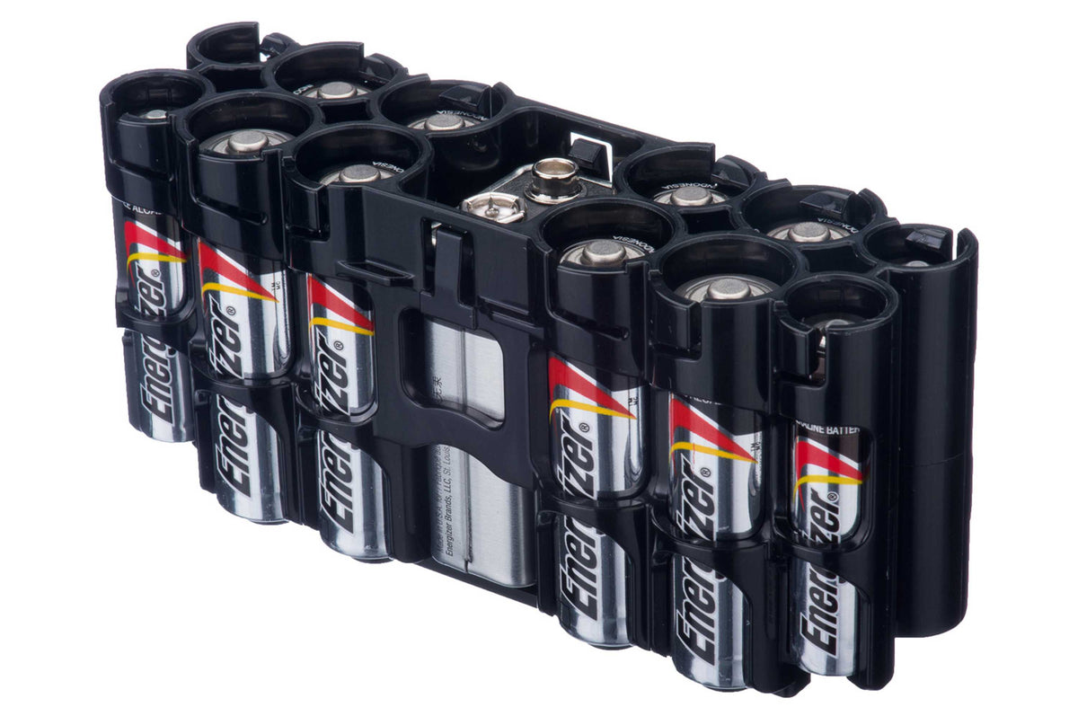 Storacell A9 Pack Battery Caddy (Tuxedo Black) – Dependable Expendables