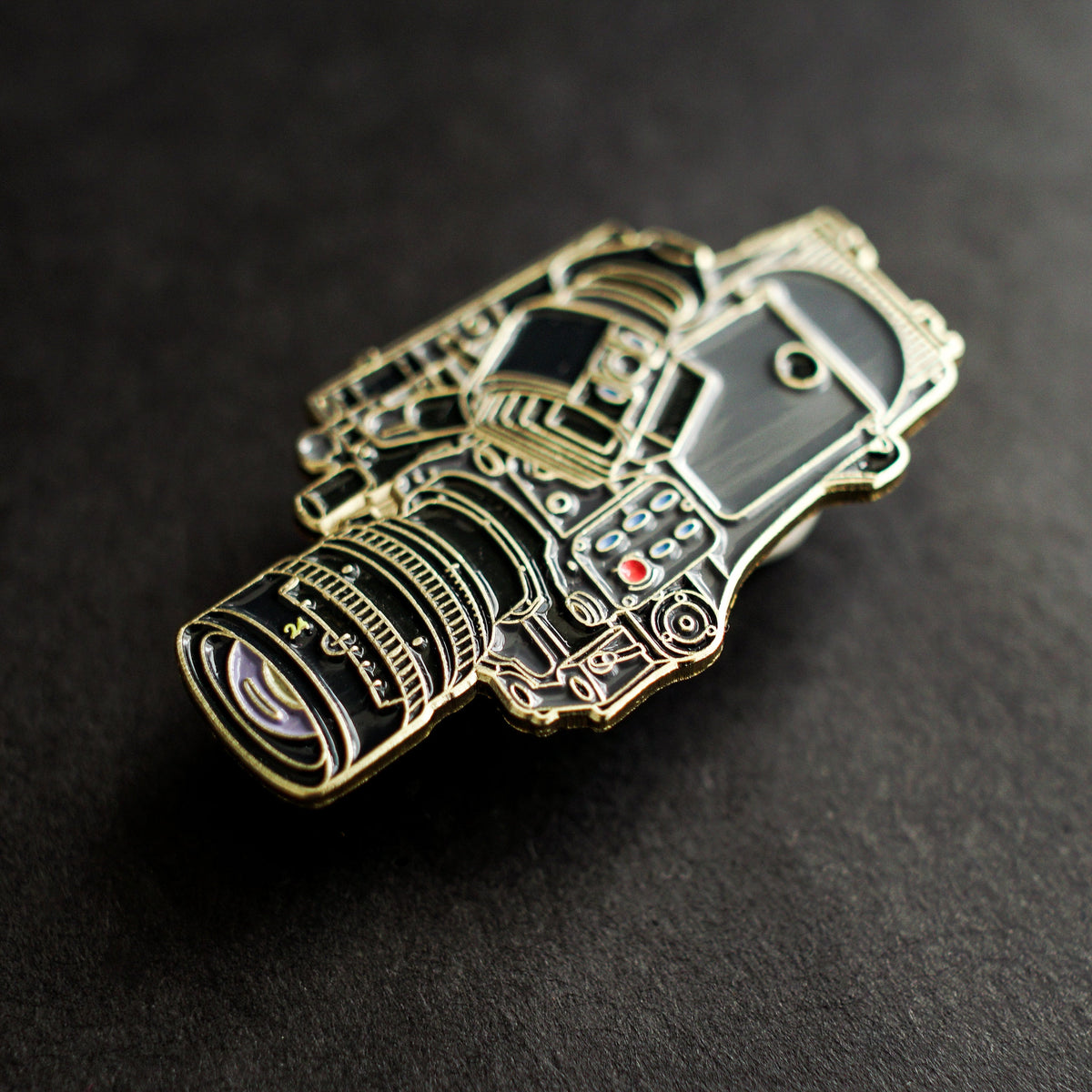 Cine Camera Enamel Pin – Dependable Expendables
