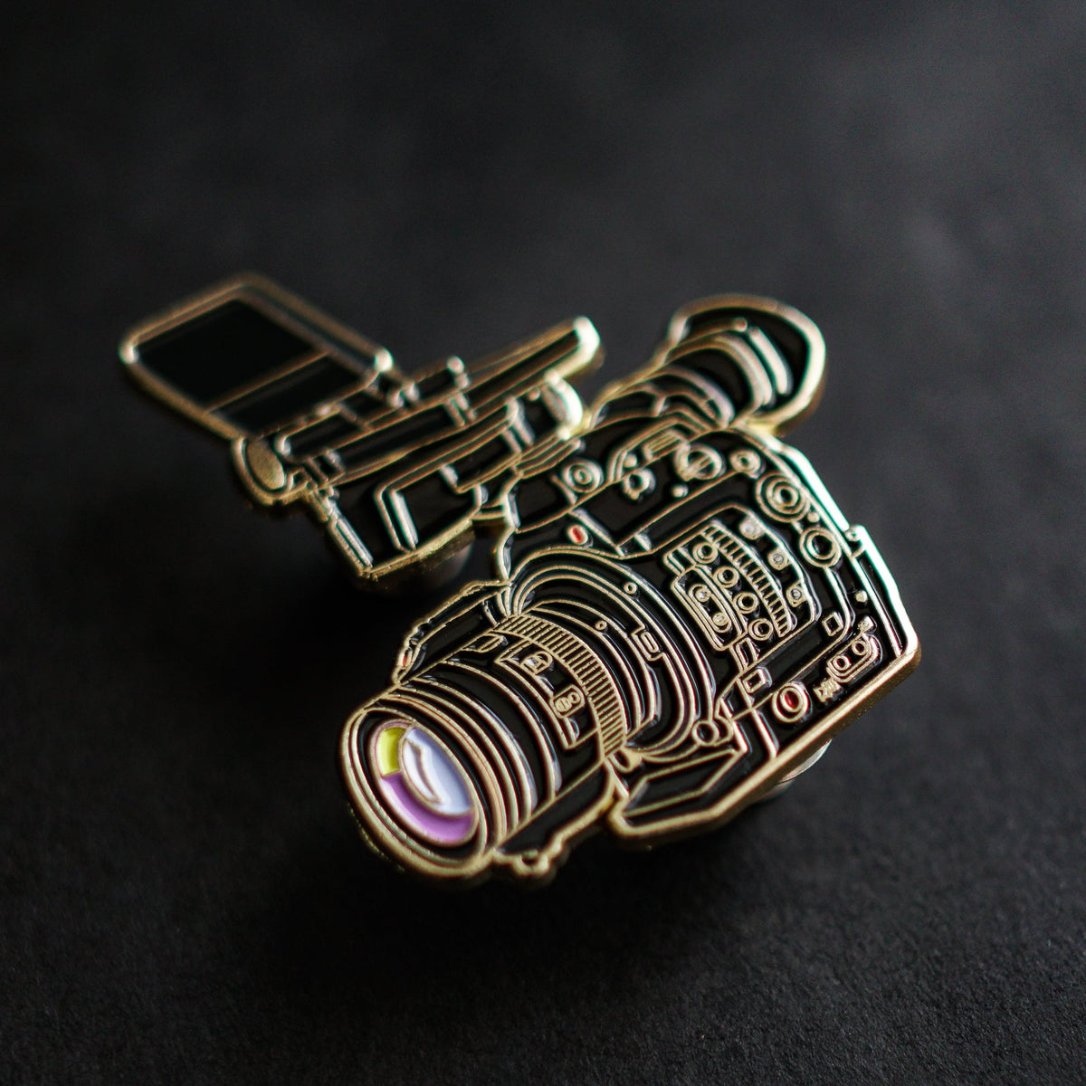 Doc Camera Enamel Pin – Dependable Expendables
