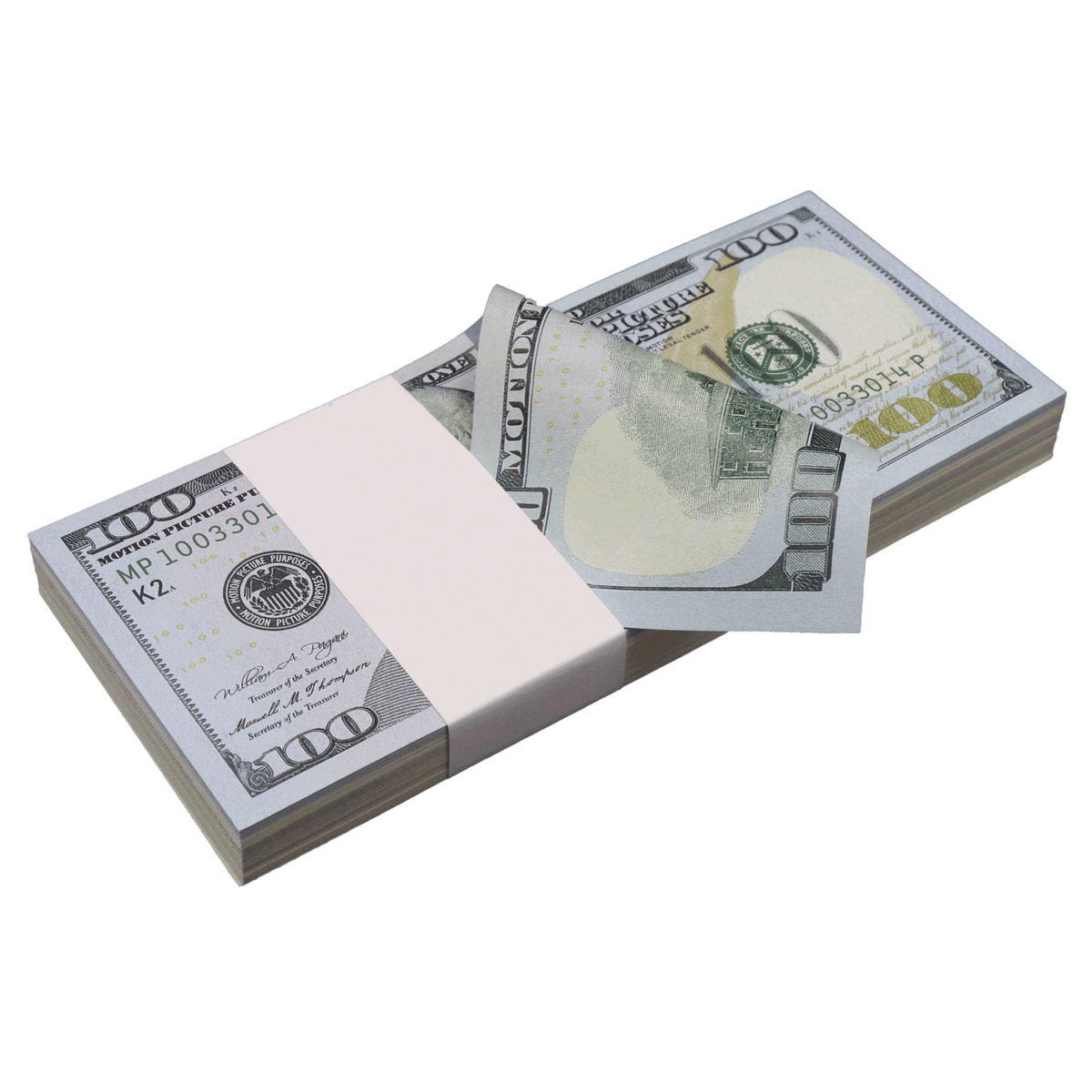 Money Prop - New Series All Denomination Full Print Mixed Bills Stack ...