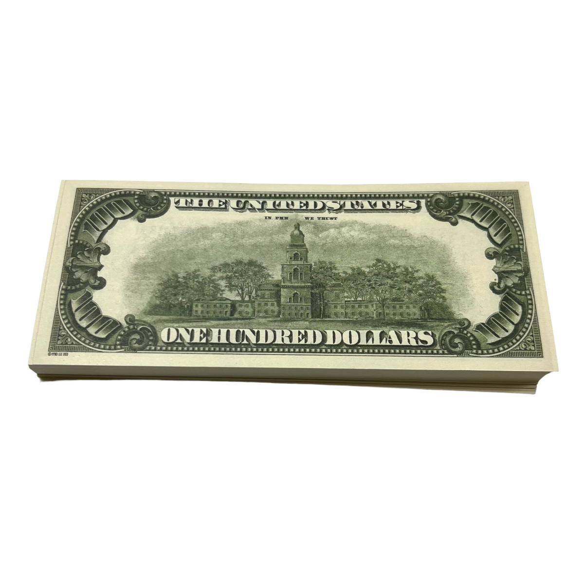 Money Prop - 1980s Series $100 Crisp New $10,000 Full Print Stack ...