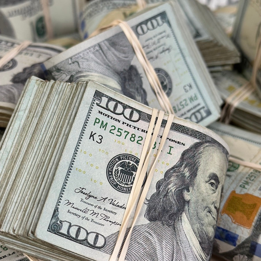 Money Prop - New Series $100 ️RealAged™ $10,000 Full Print Band ...