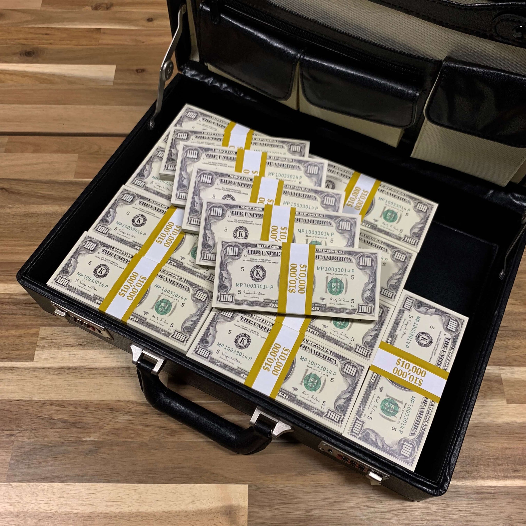 black briefcase prop