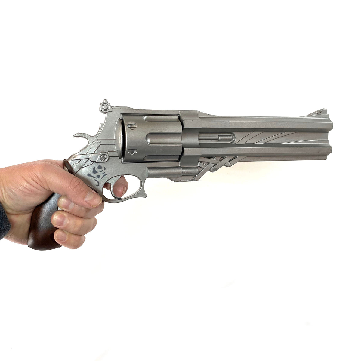 Video Game Style Double Barrel Pistol Rubber Prop – Dependable Expendables