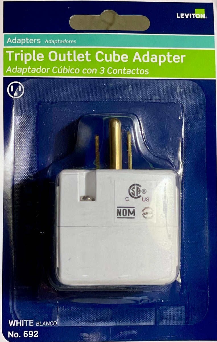 Leviton Cube Tap (White) – Dependable Expendables